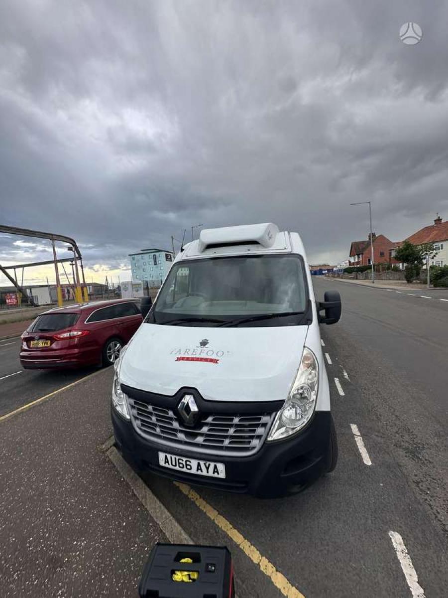 White Renault Master 2016 in Klaipeda, with an engine capacity of 2.30 L and mileage of 270 thousand km for 3350 €, photo 1 on AUTOMOTO.COM.LV