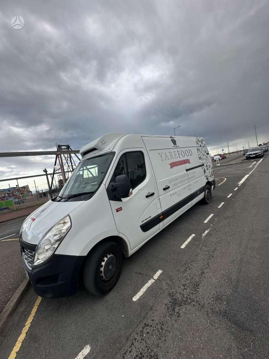 White Renault Master 2016 in Klaipeda, with an engine capacity of 2.30 L and mileage of 270 thousand km for 3350 €, photo 3 on AUTOMOTO.COM.LV