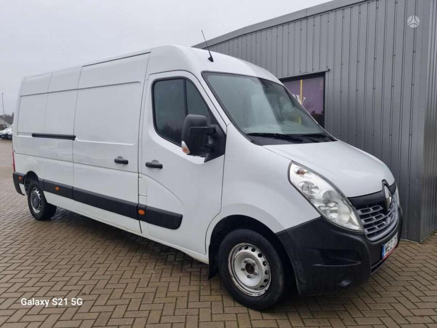 White Renault Master 2017 in Taurage, with an engine capacity of 2.30 L and mileage of 258 thousand km for 7502 €, photo 3 on AUTOMOTO.COM.LV
