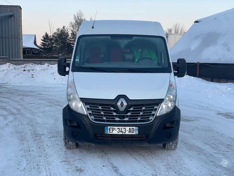 White Renault Master 2017 in Taurage, with an engine capacity of 2.30 L and mileage of 255 thousand km for 7300 €, photo 1 on AUTOMOTO.COM.LV