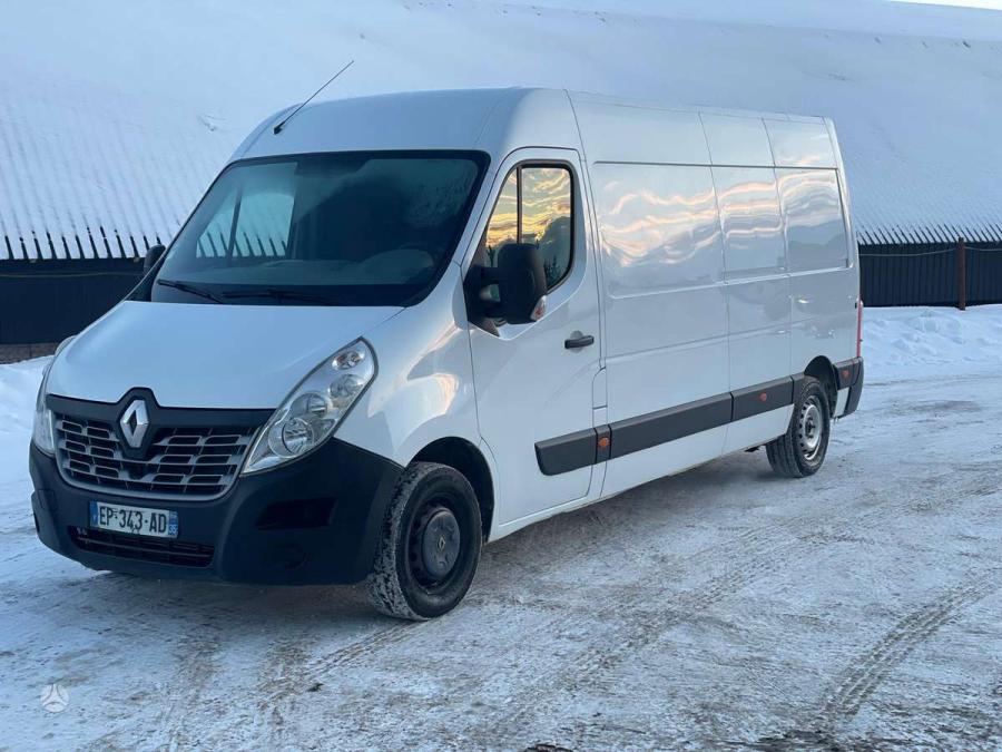 White Renault Master 2017 in Taurage, with an engine capacity of 2.30 L and mileage of 255 thousand km for 7300 €, photo 3 on AUTOMOTO.COM.LV