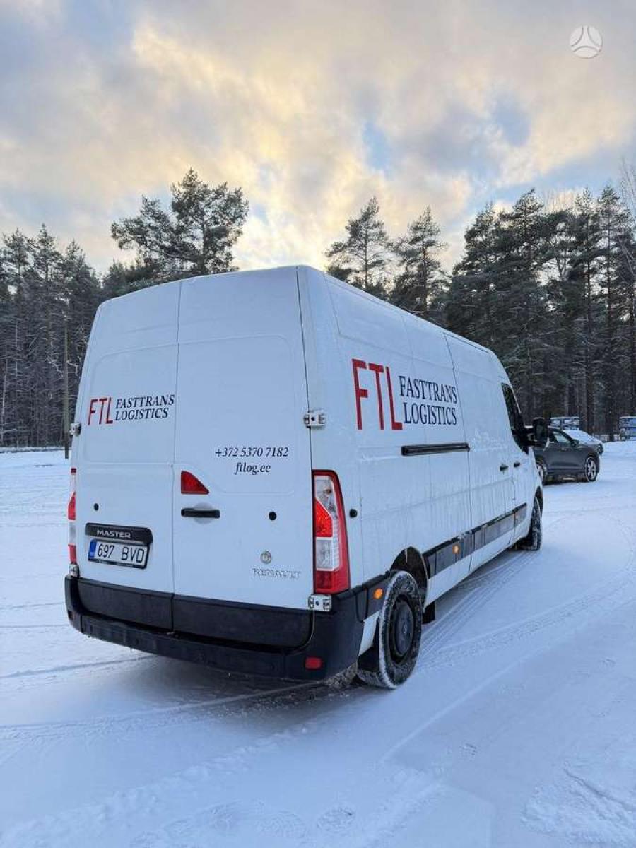 White Renault Master 2017 in Tallinn, with an engine capacity of 2.30 L and mileage of 344 thousand km for 7400 €, photo 4 on AUTOMOTO.COM.LV