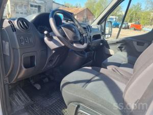 White Renault Master 2018 in Riga, with an engine capacity of 2.30 L and mileage of 315 thousand km for 15900 €, photo 7 on AUTOMOTO.COM.LV