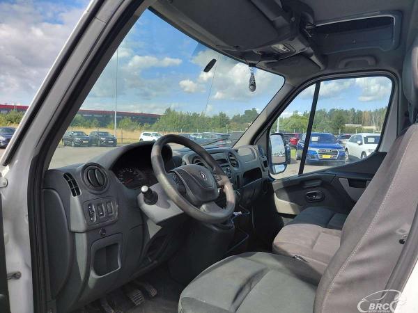 White Renault Master 2018 in Vilnius, with an engine capacity of 2.30 L and mileage of 505 thousand km for 6000 €, photo 11 on AUTOMOTO.COM.LV