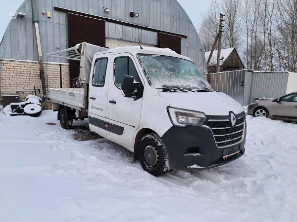 White Renault Master 2019 in Siauliai, with an engine capacity of 0.00 L and mileage of 115 thousand km for 10750 €, photo 1 on AUTOMOTO.COM.LV