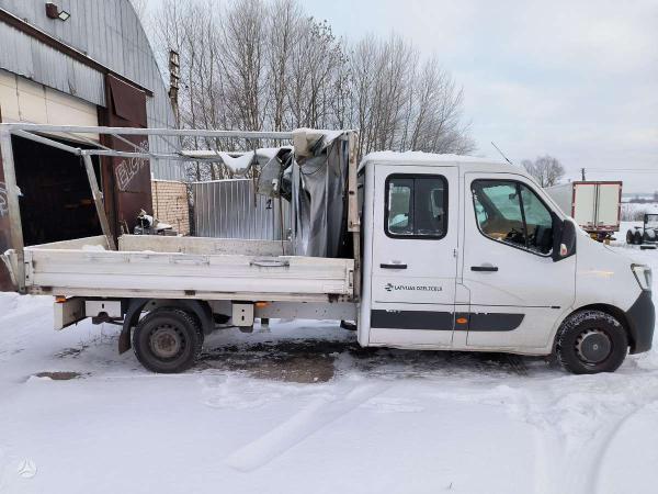 White Renault Master 2019 in Siauliai, with an engine capacity of 0.00 L and mileage of 115 thousand km for 10750 €, photo 6 on AUTOMOTO.COM.LV