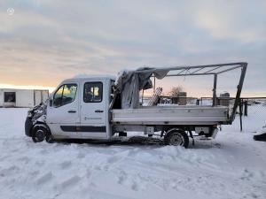 White Renault Master 2019 in Siauliai, with an engine capacity of 2.30 L and mileage of 115 thousand km for 10750 €, photo 3 on AUTOMOTO.COM.LV