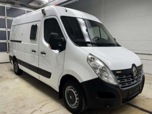White Renault Master 2019 in Radviliskis, with an engine capacity of 2.30 L and mileage of 158 thousand km for 18089 €, photo 4 on AUTOMOTO.COM.LV