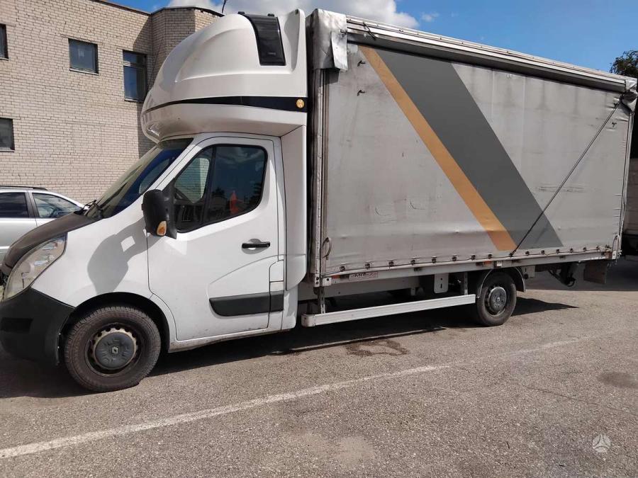 White Renault Master 2019 in Marijampole, with an engine capacity of 2.30 L and mileage of 561 thousand km for 6000 €, photo 1 on AUTOMOTO.COM.LV