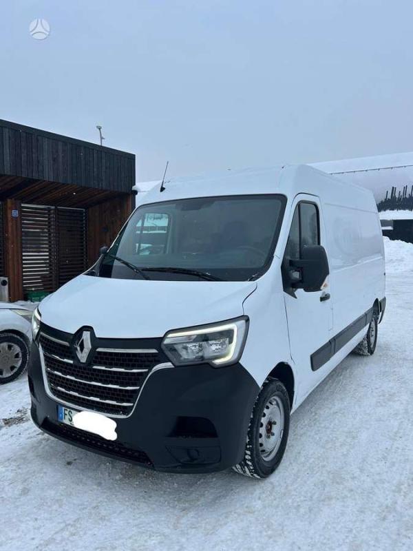 White Renault Master 2020 in Kaunas, with an engine capacity of 2.30 L and mileage of 202 thousand km for 7450 €, photo 2 on AUTOMOTO.COM.LV