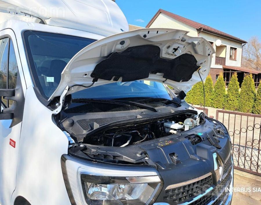 White Renault Master 2020 in Riga, with an engine capacity of 2.30 L and mileage of 0 thousand km for 22869 €, photo 18 on AUTOMOTO.COM.LV
