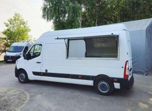 White Renault Master 2021 in Vilnius, with an engine capacity of 2.30 L and mileage of 3 thousand km for 35695 €, photo  on AUTOMOTO.COM.LV