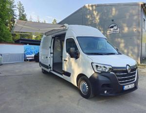 White Renault Master 2021 in Vilnius, with an engine capacity of 2.30 L and mileage of 3 thousand km for 35695 €, photo 4 on AUTOMOTO.COM.LV