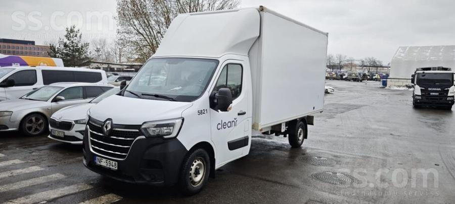 White Renault Master 2022 in Riga, with an engine capacity of 2.30 L and mileage of 116 thousand km for 17990 €, photo 1 on AUTOMOTO.COM.LV