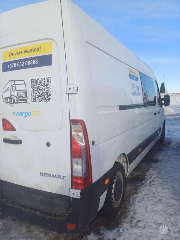Balts Renault Master 2023 Viļņa, ar dzinēja tilpumu 2.30 L un nobraukumu 430 tūkst. km par 16000 €, foto 6 vietnē AUTOMOTO.COM.LV