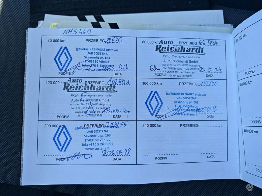 White Renault Master 2023 in Vilnius, with an engine capacity of 2.30 L and mileage of 211 thousand km for 30250 €, photo 13 on AUTOMOTO.COM.LV