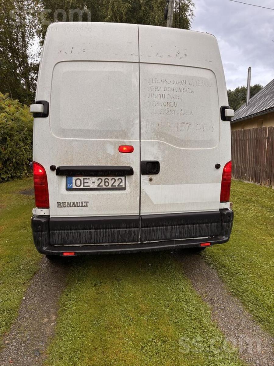 Balts Renault Master 1998 Rīga, ar dzinēja tilpumu 2.50 L un nobraukumu 233 tūkst. km par 550 €, foto 5 vietnē AUTOMOTO.COM.LV