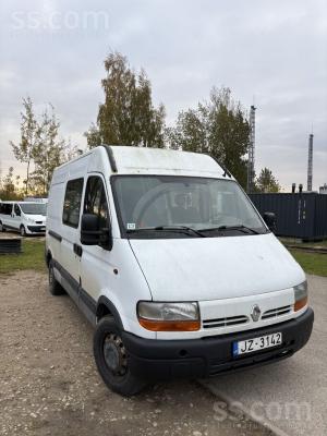 Balts Renault Master 2002 Rīga, ar dzinēja tilpumu 2.20 L un nobraukumu 390 tūkst. km par 1500 €, foto  vietnē AUTOMOTO.COM.LV