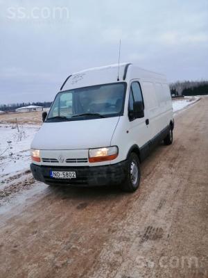 White Renault Master 2003 in Riga, with an engine capacity of 2.20 L and mileage of 282 thousand km for 2150 €, photo  on AUTOMOTO.COM.LV