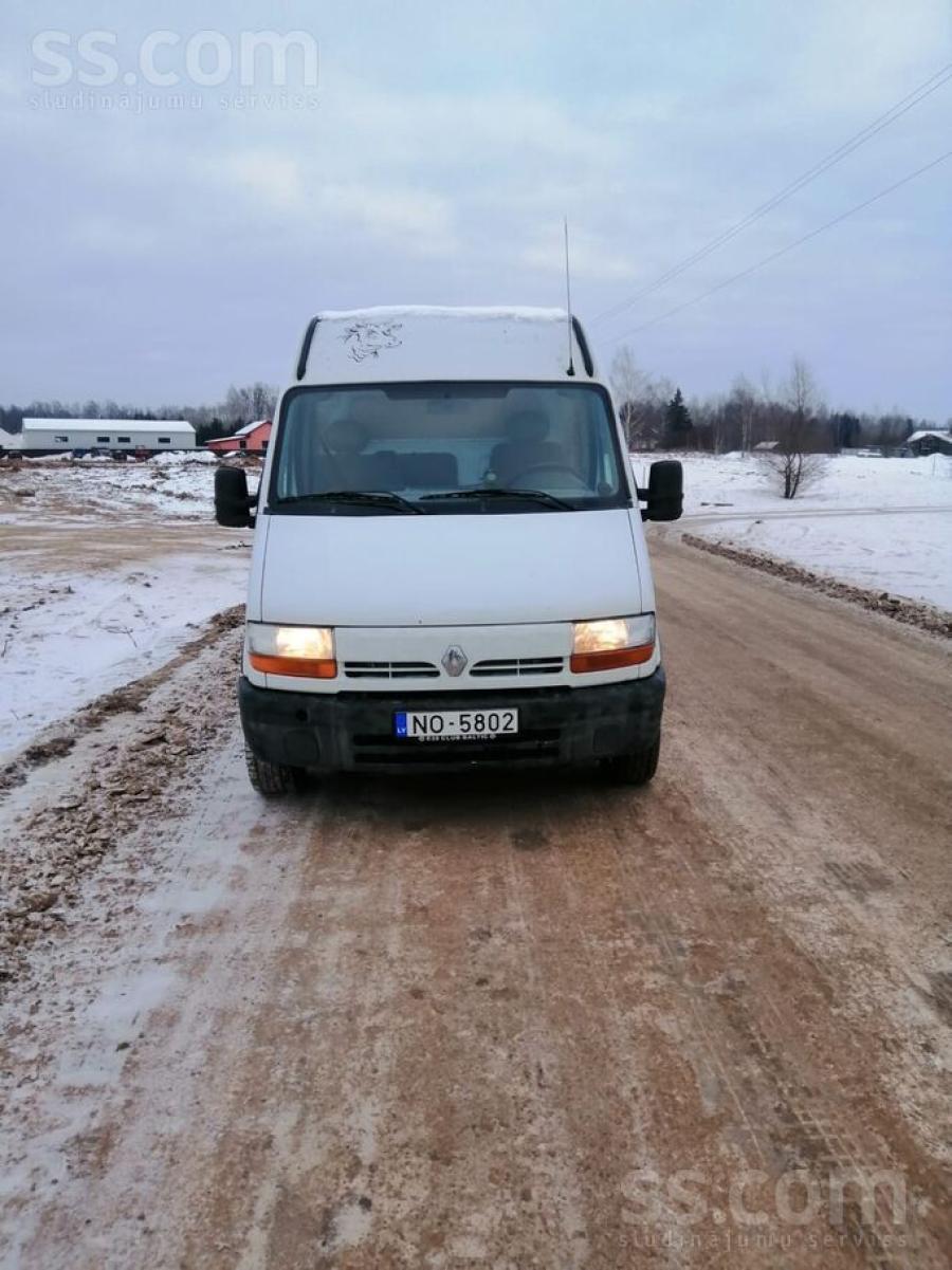 Белый Рено Мастер 2003 в Рига, объемом двигателя 2.20 л и пробегом 282 тыс. км за 2150 €, фото 3 на AUTOMOTO.COM.LV