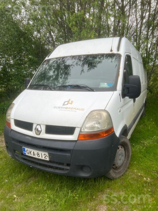 White Renault Master 2004 in Riga, with an engine capacity of 2.50 L and mileage of 0 thousand km for 1890 €, photo 10 on AUTOMOTO.COM.LV