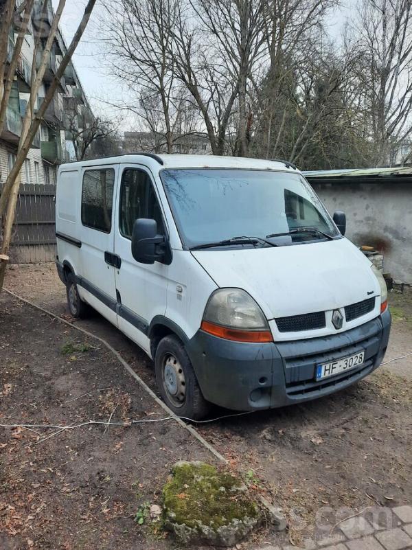 White Renault Master 2005 in Riga, with an engine capacity of 2.50 L and mileage of 323 thousand km for 2200 €, photo 1 on AUTOMOTO.COM.LV