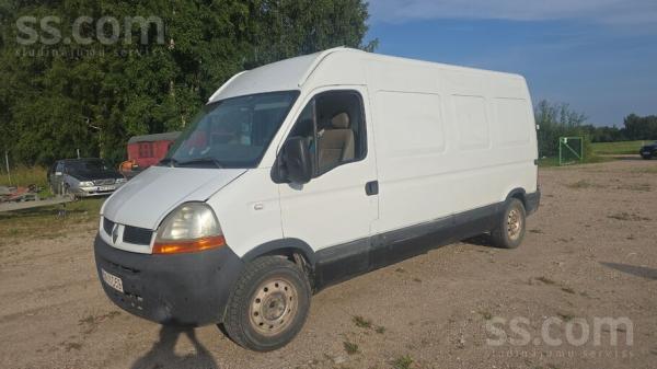 White Renault Master 2005 in Ventspils, with an engine capacity of 2.50 L and mileage of 440 thousand km for 1350 €, photo 1 on AUTOMOTO.COM.LV