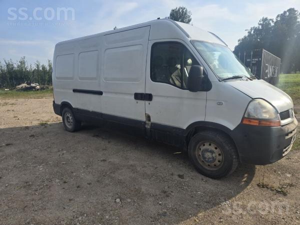White Renault Master 2005 in Ventspils, with an engine capacity of 2.50 L and mileage of 440 thousand km for 1350 €, photo 3 on AUTOMOTO.COM.LV