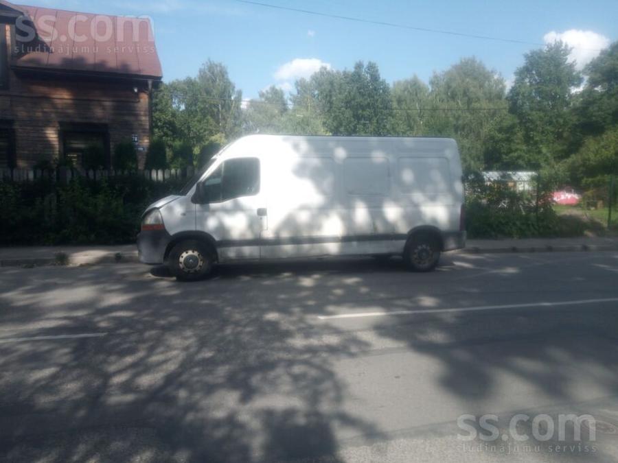 Белый Рено Мастер 2005 в Рига, объемом двигателя 2.50 л и пробегом 580 тыс. км за 800 €, фото 1 на AUTOMOTO.COM.LV