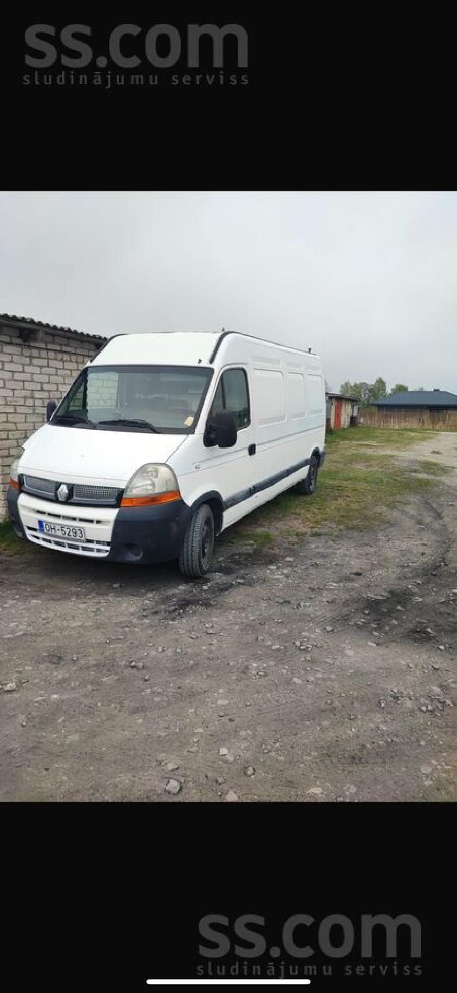 Balts Renault Master 2006 Liepāja, ar dzinēja tilpumu 2.50 L un nobraukumu 336 tūkst. km par 1500 €, foto 1 vietnē AUTOMOTO.COM.LV