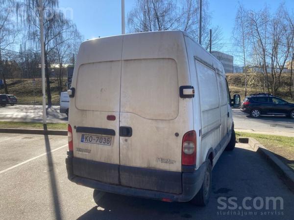 White Renault Master 2006 in Riga, with an engine capacity of 2.50 L and mileage of 0 thousand km for 2500 €, photo 2 on AUTOMOTO.COM.LV