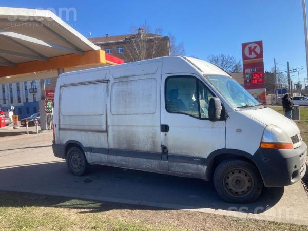 White Renault Master 2006 in Riga, with an engine capacity of 2.50 L and mileage of 0 thousand km for 2500 €, photo 3 on AUTOMOTO.COM.LV