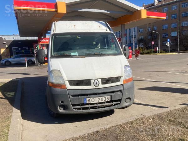 White Renault Master 2006 in Riga, with an engine capacity of 2.50 L and mileage of 0 thousand km for 2500 €, photo 4 on AUTOMOTO.COM.LV
