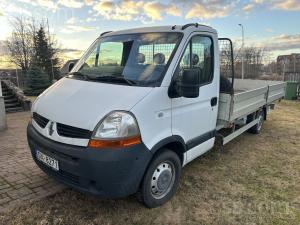 White Renault Master 2007 in Riga, with an engine capacity of 2.50 L and mileage of 184 thousand km for 6500 €, photo 4 on AUTOMOTO.COM.LV