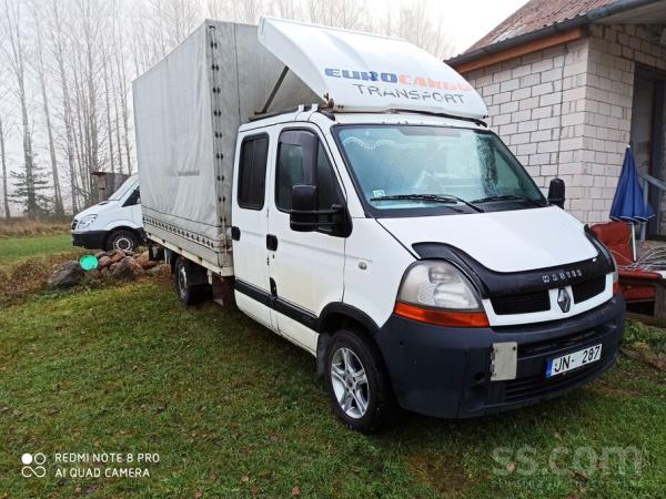 Белый Рено Мастер 2007 в Екабпилс, объемом двигателя 2.50 л и пробегом 950 тыс. км за 4199 €, фото 1 на AUTOMOTO.COM.LV