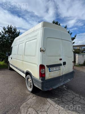 White Renault Master 2007 in Riga, with an engine capacity of 2.50 L and mileage of 275 thousand km for 1150 €, photo 11 on AUTOMOTO.COM.LV