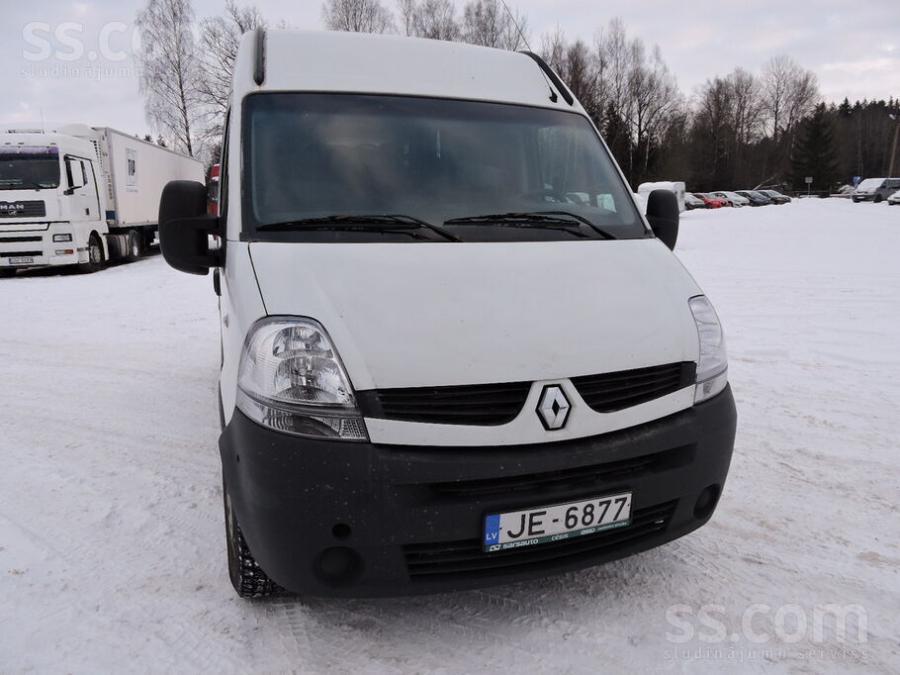 White Renault Master 2008 in Cesis, with an engine capacity of 2.50 L and mileage of 405 thousand km for 3500 €, photo 1 on AUTOMOTO.COM.LV