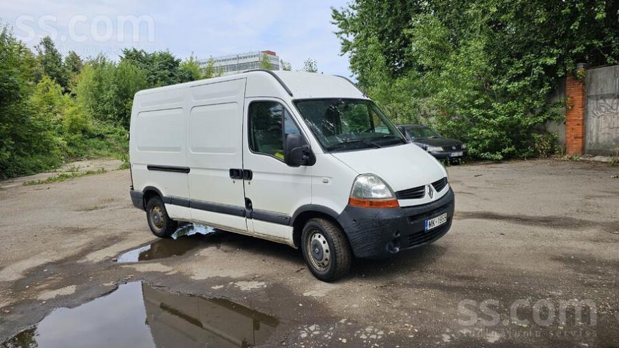White Renault Master 2008 in Riga, with an engine capacity of 2.50 L and mileage of 298 thousand km for 2600 €, photo 1 on AUTOMOTO.COM.LV