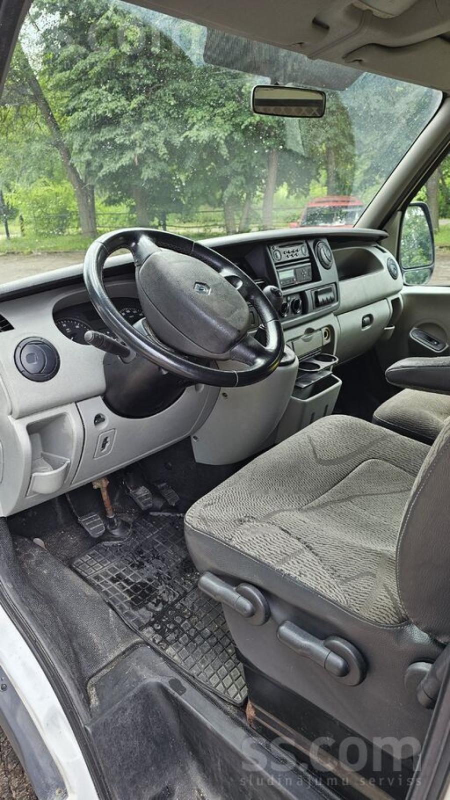 White Renault Master 2008 in Riga, with an engine capacity of 2.50 L and mileage of 298 thousand km for 2600 €, photo 6 on AUTOMOTO.COM.LV