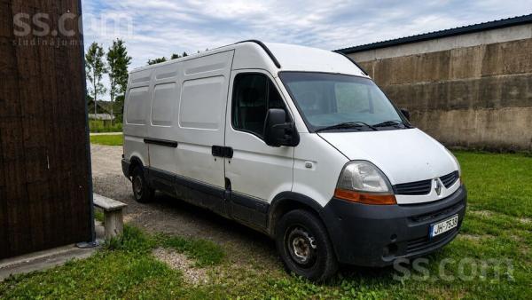 White Renault Master 2008 in Jekabpils, with an engine capacity of 2.50 L and mileage of 434 thousand km for 1990 €, photo 2 on AUTOMOTO.COM.LV