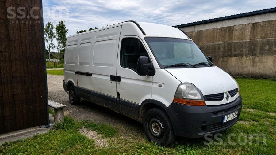 Balts Renault Master 2008 Jēkabpils, ar dzinēja tilpumu 2.50 L un nobraukumu 434 tūkst. km par 1990 €, foto 3 vietnē AUTOMOTO.COM.LV