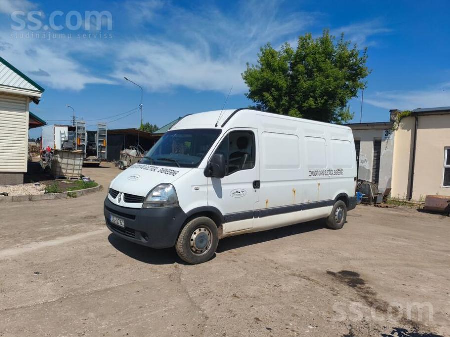 White Renault Master 2008 in Daugavpils, with an engine capacity of 2.50 L and mileage of 312 thousand km for 2900 €, photo 1 on AUTOMOTO.COM.LV