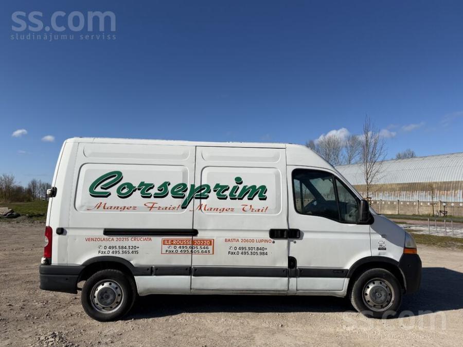 White Renault Master 2009 in Jelgava, with an engine capacity of 2.50 L and mileage of 391 thousand km for 4100 €, photo 9 on AUTOMOTO.COM.LV