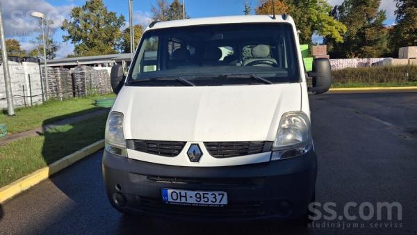 White Renault Master 2010 in Jelgava, with an engine capacity of 2.50 L and mileage of 264 thousand km for 7000 €, photo 2 on AUTOMOTO.COM.LV