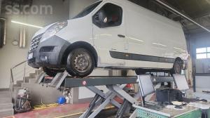 White Renault Master 2010 in Riga, with an engine capacity of 2.30 L and mileage of 579 thousand km for 4800 €, photo 8 on AUTOMOTO.COM.LV