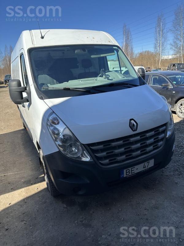 White Renault Master 2010 in Jelgava, with an engine capacity of 2.30 L and mileage of 259 thousand km for 4750 €, photo 2 on AUTOMOTO.COM.LV
