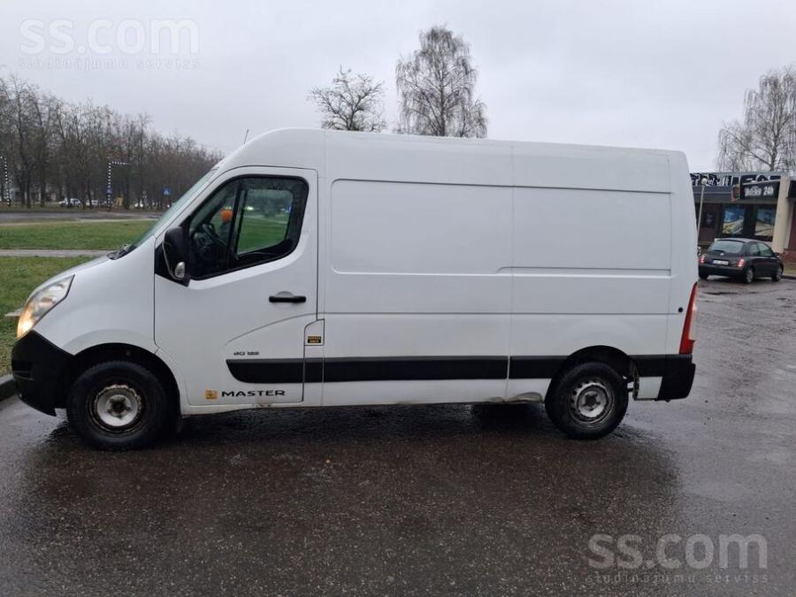 White Renault Master 2011 in Riga, with an engine capacity of 2.30 L and mileage of 311 thousand km for 5100 €, photo 6 on AUTOMOTO.COM.LV