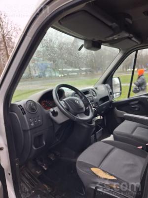 White Renault Master 2011 in Riga, with an engine capacity of 2.30 L and mileage of 311 thousand km for 5100 €, photo 7 on AUTOMOTO.COM.LV