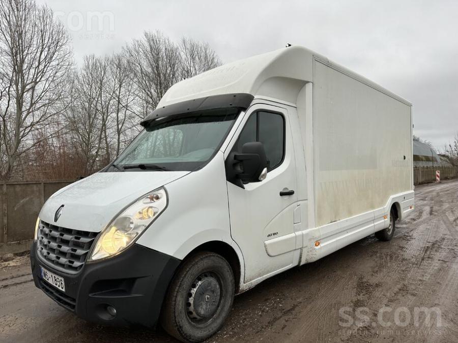 White Renault Master 2011 in Jelgava, with an engine capacity of 2.30 L and mileage of 530 thousand km for 7500 €, photo 1 on AUTOMOTO.COM.LV