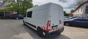 White Renault Master 2011 in Riga, with an engine capacity of 2.30 L and mileage of 32 thousand km for 9850 €, photo 8 on AUTOMOTO.COM.LV